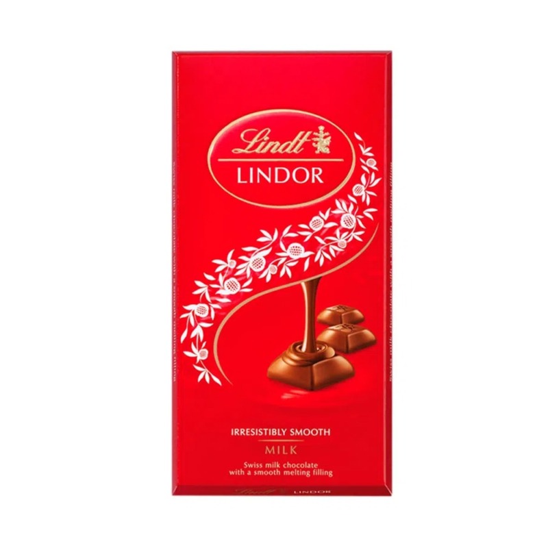 Lindt Lindor Milk Chocolate 100g - سوبرماركت كرز Karaz Supermarket