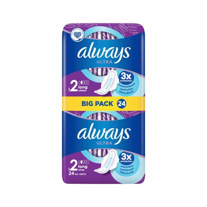 Always Ultra Long Big Pack x24 - سوبرماركت كرز Karaz Supermarket