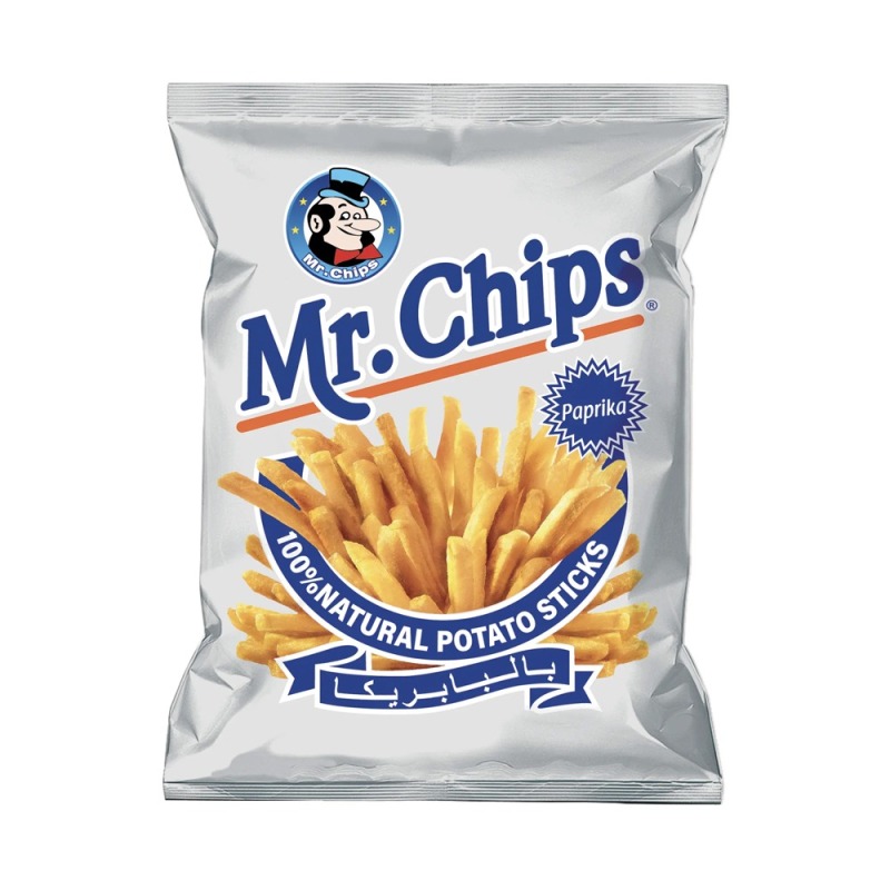 Mr. Chips Paprika Natural Potato Sticks 37g - سوبرماركت كرز Karaz ...