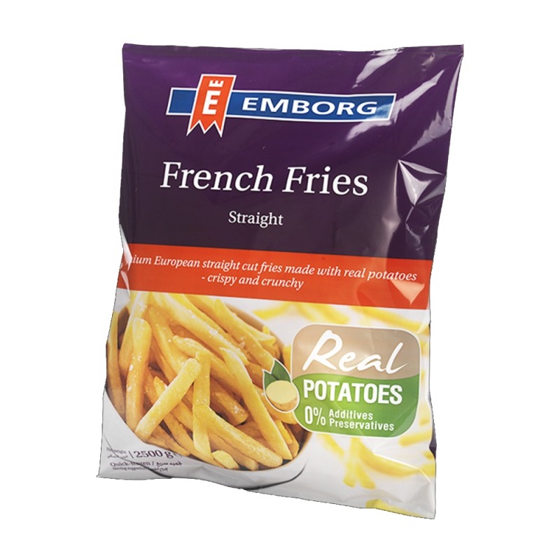 Emborg French Fries Straight 2.5kg - سوبرماركت كرز Karaz Supermarket
